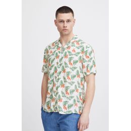 Blend Herren Kurzarmhemd "BHShirt"snow wei&szlig;, Gr. L, gemustert, 100% Viskose, Hemden, Sommerliches Kurzarmhemd mit Druck