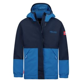Trollkids M&auml;dchen 3-in-1-Funktionsjacke "KIDS KJERAG 3IN1 JACKET", blau, Gr. 152, Obermaterial: 100% Polyester. Futter: 100% Polyester, Jacken,