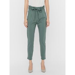 V&eacute;ro Moda VERO MODA Damen Jogger Pants "VMEVA PAPERBAG", gr&uuml;n, Gr. M, unifarben, Milano Rib, Obermaterial: 65% Viskose, 30% Elasthan, 5% Nylon, Hosen