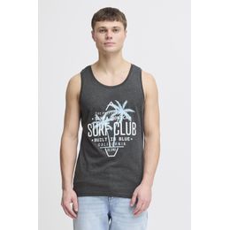 Blend Herren Tanktop "BHCali"charcoal mix, Gr. M, bedruckt, Web, 100% Baumwolle, Tops, Lässiges Tanktop mit Rundhalssauschnitt und Print