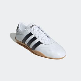 Damen Sneaker "GRAND COURT LO", adidas Sportswear, Gr. 41, wei&szlig;, Leder, Synthetik, Schuhe, Design auf den Spuren des adidas Superstar