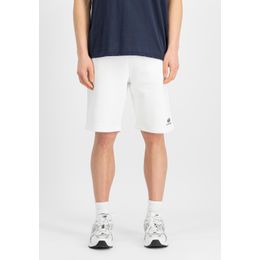 Shorts Alpha Industries "Basic Short SL II", Herren, Gr. L, Normalgr&ouml;&szlig;en, wei&szlig;, Obermaterial: 80% Baumwolle, 20% Polyester, Hosen Shorts