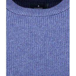 Ragman Herren Rundhalspullover, blau, Gr. XXXL, 95% Baumwolle 5% Kaschmir, Pullover