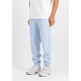 Jogginghose Alpha Industries "Basic Jogger SL II", Herren, Gr. L, Normalgr&ouml;&szlig;en, artic blau, Obermaterial: 80% Baumwolle, 20% Polyester, Hosen Jogginghose