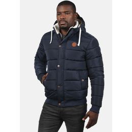 Winterjacke Blend "BHFrederico", Herren, Gr. XL, blau (navy), 100% Polyester, unifarben, regular fit normal, ohne Ausschnitt, eingesetzt Rippb&uuml;ndchen, Jacken Winterjacke, Warme Jacke mit abnehmbarer Kapuze