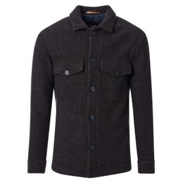 Venti Herren Hemdjacke "Venti Hemdjacke uni", braun, Gr. 52, 95% Polyester, 5% Wolle, Jacken