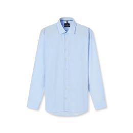 OLYMP Jungen Businesshemd "OLYMP No. Six, super slim, Businesshemd, New York Kent"hellblau, Gr. 43, 100% Baumwolle, Hemden