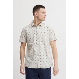 Blend Herren Kurzarmhemd "BHShirt", beige, Gr. XL, gemustert, Web, 100% Baumwolle, Hemden, Stilvolles Hemd mit kurzen &Auml;rmeln