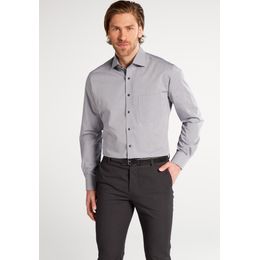 Eterna Herren Langarmhemd "MODERN FIT"grau, Gr. 42, 100% Baumwolle, Hemden, NON IRON (b&uuml;gelfrei)