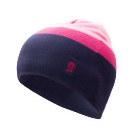 Trollkids Jungen Strickmütze "KIDS NORDLAND CAP"deep violet, schwarz pink, Gr. 2, Obermaterial: 95% Polyacryl, 5% Elasthan, Mützen