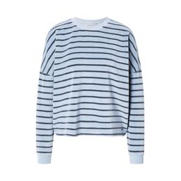 Herrlicher Sweatshirt 'Smila' Damen Gr&ouml;&szlig;e XL taubenblau / schwarz