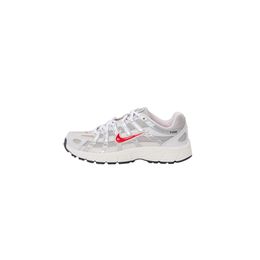 Nike Sportswear Sneaker 'P-6000' Jungen Gr&ouml;&szlig;e 38.5 grau / rot / silber / offwhite