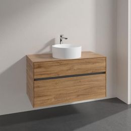 Villeroy & Boch Villeroy & Boch Embrace Schrank mit Waschtisch, 2 Ausz&uuml;ge, 5A5840R1+A95600RH,