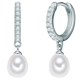 Valero Pearls Ohrringe Damen Gr&ouml;&szlig;e One Size silber / perlwei&szlig;
