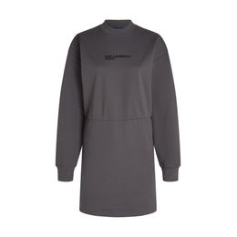 KARL LAGERFELD JEANS Kleid Damen Gr&ouml;&szlig;e 34 dunkelgrau / schwarz Sommerkleid