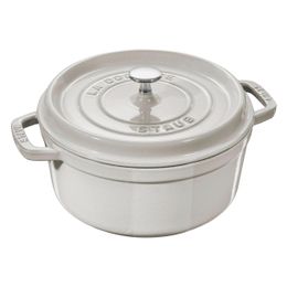 Staub &raquo;Cocotte 24&laquo; - wei&szlig;