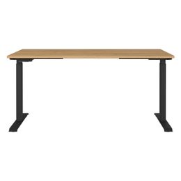 Tchibo - H&ouml;henverstellbarer Schreibtisch &raquo;Lissabon&laquo; - 160x80x120cm - schwarz -