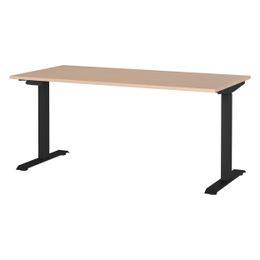 Tchibo - H&ouml;henverstellbarer Schreibtisch &raquo;Oviedo&laquo; - 160x80x120cm - schwarz - Holz / Metall