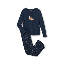 Tchibo - Pyjama - Damen - Gr. L - dunkelblau