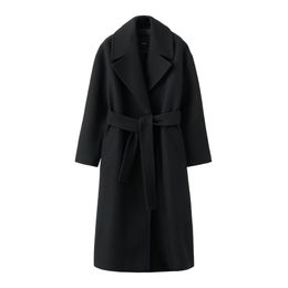 Mango Between-Seasons Coat 'Traviata' female size M Black