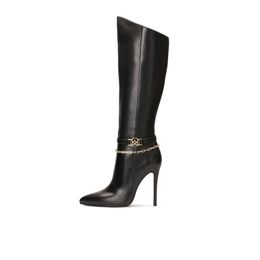 Kazar Stiefel Damen Gr&ouml;&szlig;e 35 gold / schwarz Winterschuhe