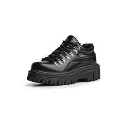 Bershka Schn&uuml;rschuh 'ZAPATO NEW ROCK' Herren Gr&ouml;&szlig;e 42 schwarz