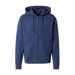 BOSS Zip-Up Hoodie 'Zetalky' male size S marine blue