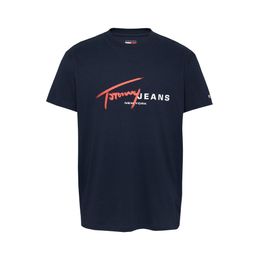 Tommy Jeans T-Shirt Herren Gr&ouml;&szlig;e 5XL navy / rot / wei&szlig;