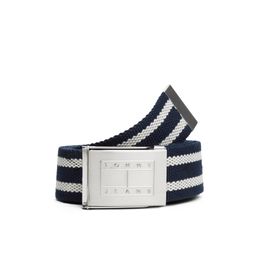 Tommy Jeans G&uuml;rtel Herren Gr&ouml;&szlig;e 115 navy / wei&szlig;