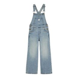 WE Fashion Latzhose M&auml;dchen Gr&ouml;&szlig;e 128 blue denim