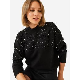 Bianco Lucci Pullover Damen Gr&ouml;&szlig;e S/L schwarz