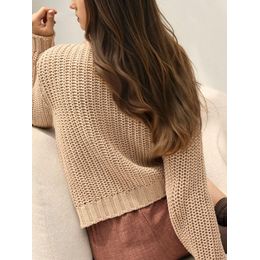 Hiccup Strickjacke Damen Gr&ouml;&szlig;e S/L beige