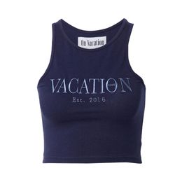 On Vacation Top Damen Gr&ouml;&szlig;e S navy / hellblau