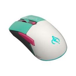ASUS TUF Gaming Mini Wireless - Hatsune Miku Edition, Gaming-Maus t&uuml;rkis/wei&szlig;