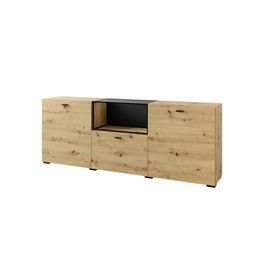 by Living Sideboard holzfarben Ma&szlig;e (cm): B: 200 H: 75,5 &raquo; M&ouml;bel Kraft