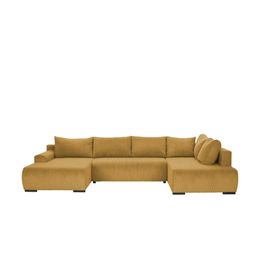 Smart Wohnlandschaft Nelly gelb Ma&szlig;e (cm): B: 345 H: 85 T: 202.0 Sofas > Sofas nach Material > Stoffsofas &raquo; Sofa DE