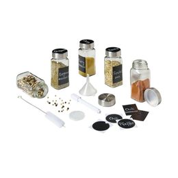 KHG Streuer-Set 12-teilig Glas,Edelstahl,Papier Maße (cm): B: 10 H: 22 » Möbel Kraft