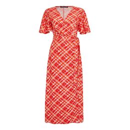 Threadbare. Threadbare Kleid 'Malika' Damen Gr&ouml;&szlig;e 38 orange / rosa / dunkelpink / naturwei&szlig;