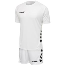 Hummel Trainingsanzug Jungen Größe 152 schwarz / weiß