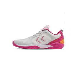 Hummel Sportschuh 'SPEED COURT' Herren Gr&ouml;&szlig;e 37.5 hellgrau / pink