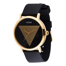 Guess Uhr 'Imprint' Herren Gr&ouml;&szlig;e One Size gold / schwarz