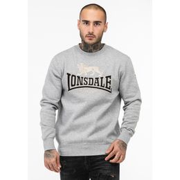 Lonsdale London Sweatshirt 'Lawins' male Grey size XXL