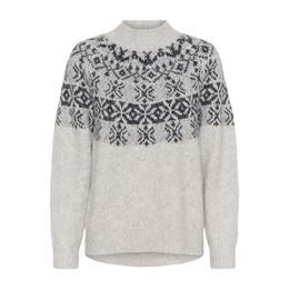 Kaffe Pullover Damen Gr&ouml;&szlig;e L anthrazit / hellgrau / graumeliert