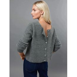 Hiccup Strickjacke Damen Gr&ouml;&szlig;e M dunkelgrau