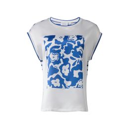 comma, Comma Casual Identity Shirt Damen Gr&ouml;&szlig;e M blau / wei&szlig;