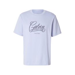 Calvin Klein Jeans T-Shirt Herren Gr&ouml;&szlig;e XS saphir / hellblau