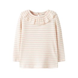 Lil'atelier Bluse M&auml;dchen Gr&ouml;&szlig;e 104 hellpink / wei&szlig;