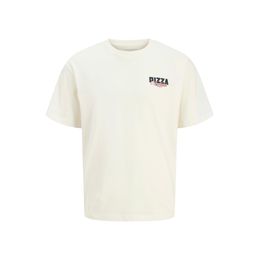 Jack & Jones Jack & Jones T-Shirt 'JORNAPOLI' Herren Gr&ouml;&szlig;e L creme / kitt / dunkelblau / feuerrot