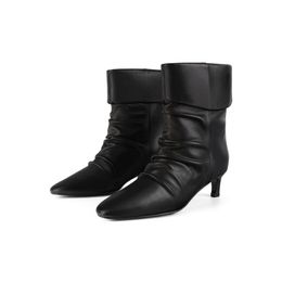 L37 Handmade Shoes Ankle Boots 'DARK SIDE BLOOM' Damen Gr&ouml;&szlig;e 39 schwarz Winterschuhe