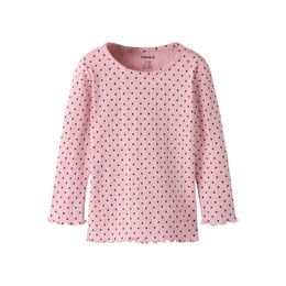 name it Shirt M&auml;dchen Gr&ouml;&szlig;e 116 rosa / schwarz